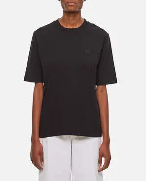 Moncler Crewneck T-shirt With Embossed Logo