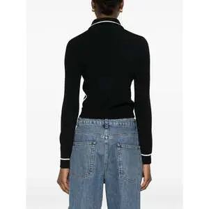 Gucci Intarsia-knit Logo Zip Cardigan