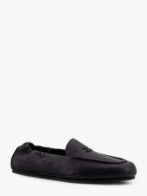 Celine Adam Leather Slip-on Loafers - Black
