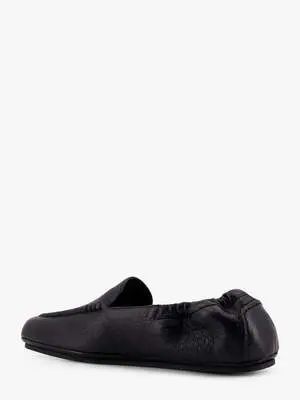Celine Adam Leather Slip-on Loafers - Black
