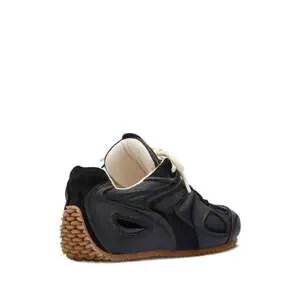 Axel Arigato Leather And Suede Paneled Lace-up Trainers - Black