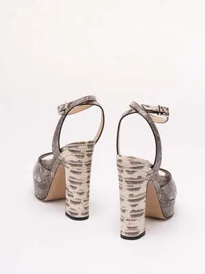 Fendi Embellished Sandals - Multicolor