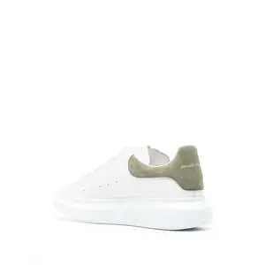 Alexander McQueen Leather Low-top Sneakers With Platform Sole - White