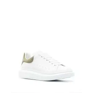 Alexander McQueen Leather Low-top Sneakers With Platform Sole - White