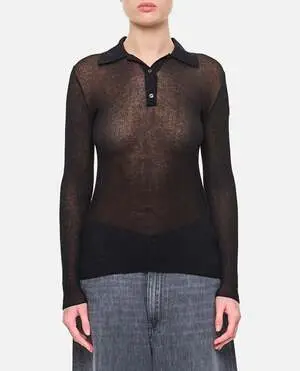 Moncler Long Sleeve Polo Shirt