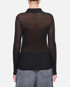 Moncler Long Sleeve Polo Shirt