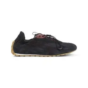 Bottega Veneta Orbit Flash Suede Sneakers - Black