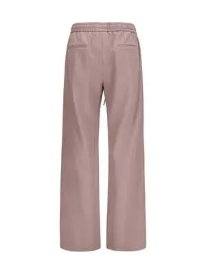 Dolce & Gabbana Wool Jogging Pants - Brown