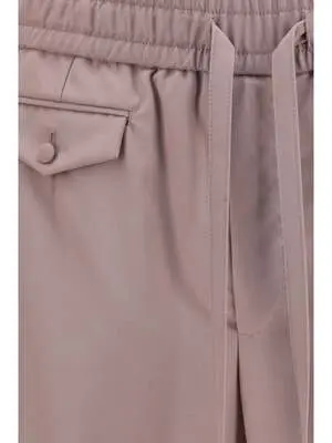 Dolce & Gabbana Wool Jogging Pants - Brown