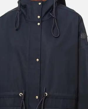 Moncler Hooded Parka With Drawstring Waist - Multicolor