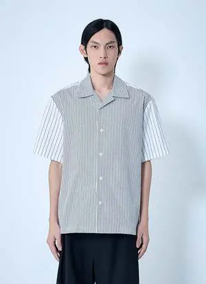 JIL SANDER Boxy Fit Short Sleeve Shirt - White