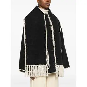 TOTEME Oversized Jacket With Fringed Trim