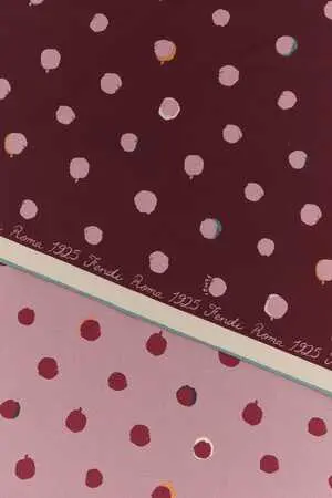 Fendi Printed Silk Reversible Foulard