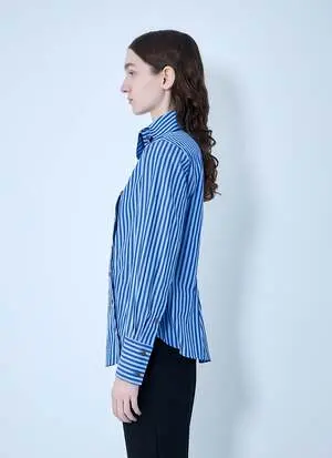 VIVIENNE WESTWOOD Bella Striped Cotton Poplin Shirt