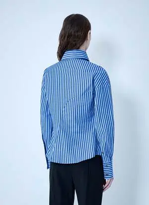 VIVIENNE WESTWOOD Bella Striped Cotton Poplin Shirt