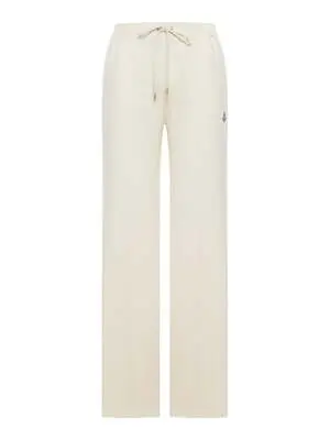 Moncler Cotton Tracksuit Trousers - White