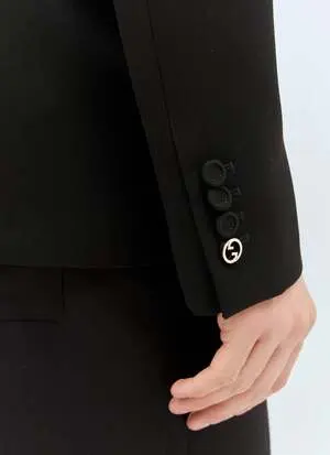 Gucci Double-breasted Wool Blazer