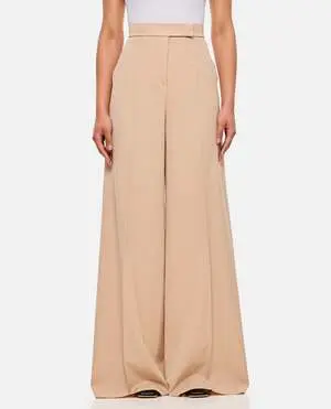 Max Mara MAX MARA Ninfa Wide Leg Trousers In Beige Multicolor