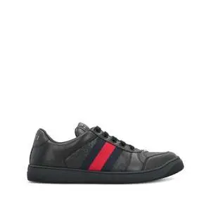 Gucci Leather Low-top Sneakers - Black