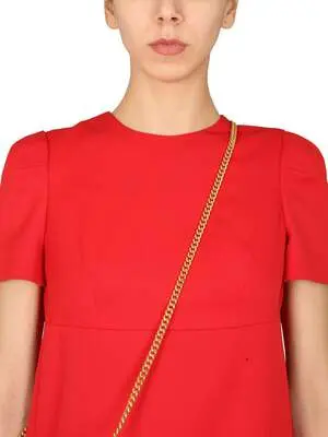 Alexander McQueen Dress With Cape Detail