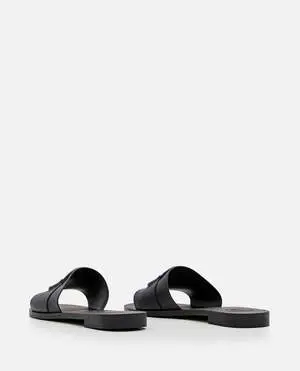 Moncler Rubber Slides With Logo Detailing