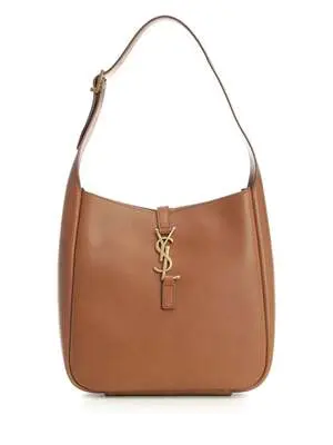 Saint Laurent Calfskin Shoulder Bag - Brown