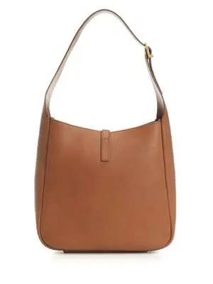 Saint Laurent Calfskin Shoulder Bag - Brown