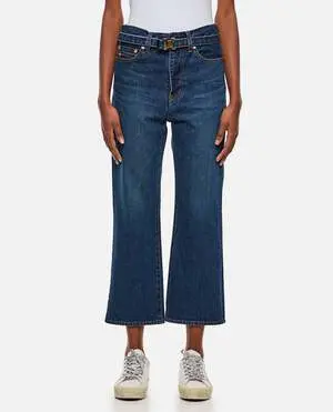 Sacai Boot-cut Denim Trousers - Multicolor