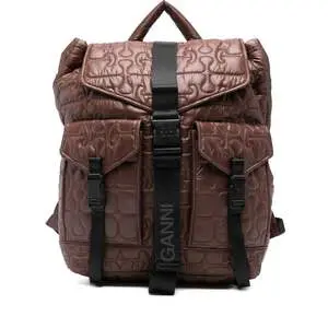 Ganni Quilted Backpacks