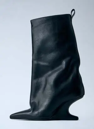 Rick Owens Cantilever 8 Sharp Flared Boots - Black