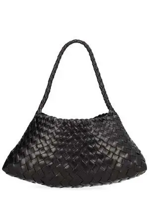 Dragon Diffusion Borsa Rosanna Woven Leather Shoulder Bag - Black