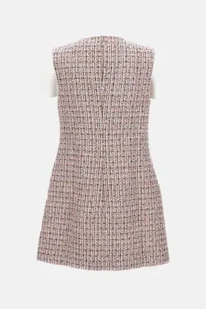 SELF-PORTRAIT Midi Dress Boucle Motif