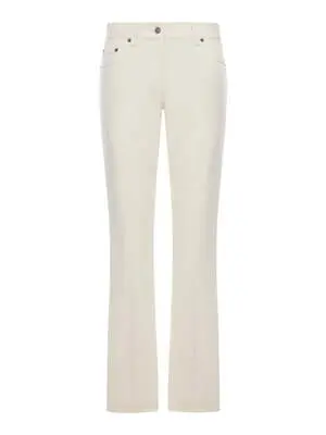 Valentino Garavani Five-pocket Flare Trousers - Cream