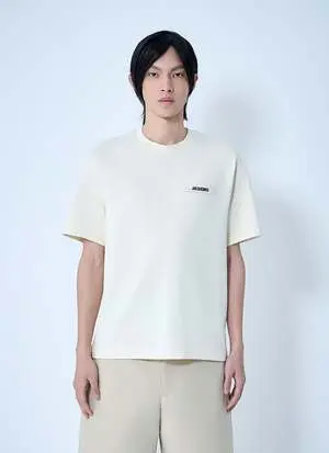 Jacquemus Le T-shirt Gros Grain - Cream