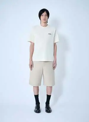 Jacquemus Le T-shirt Gros Grain - Cream