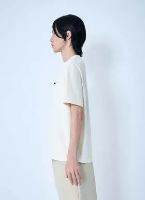 Jacquemus Le T-shirt Gros Grain - Cream