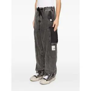 Mihara Yasuhiro Grey Cargo Trousers