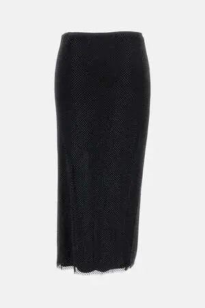 SELF-PORTRAIT Crystal Trim Mini Dress - Multicolor