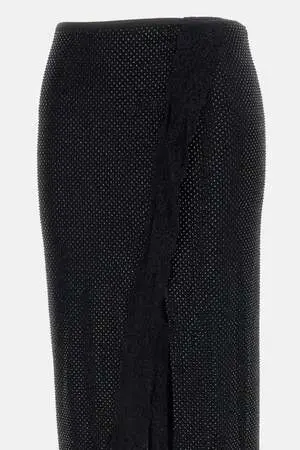 SELF-PORTRAIT Crystal Trim Mini Dress - Multicolor