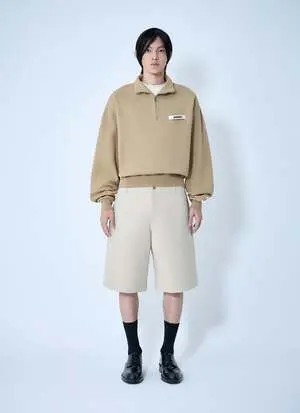 Jacquemus Le Camionneur Gros Grain Zip Sweatshirt