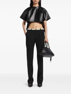 Balenciaga Slim Tailored Trousers - Black