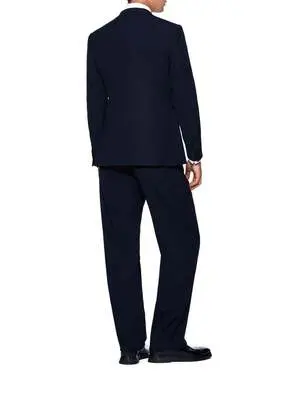 Giorgio Armani Royal Line Double Breasted Suit In Canneté Crepe Wool