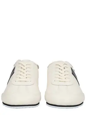 MARINE SERRE Astra Leather Sneakers - White