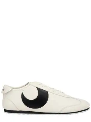 MARINE SERRE Astra Leather Sneakers - White