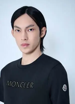 Moncler Logo Motif T-shirt - Black