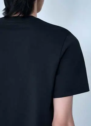 Moncler Logo Motif T-shirt - Black