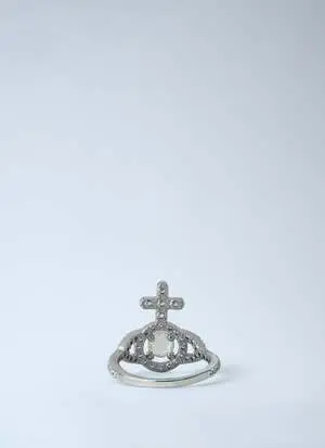 VIVIENNE WESTWOOD Olympia Ring With Crystal Embellishments