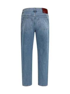 Gucci Slim-fit Certified Cotton Denim Pants - Blue