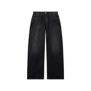 Palm Angels Black Wash Bottoms For Men