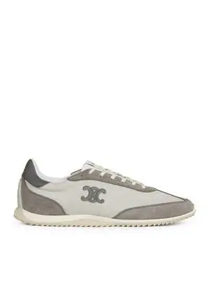 Celine Calfskin Suede Lace Up Sneakers